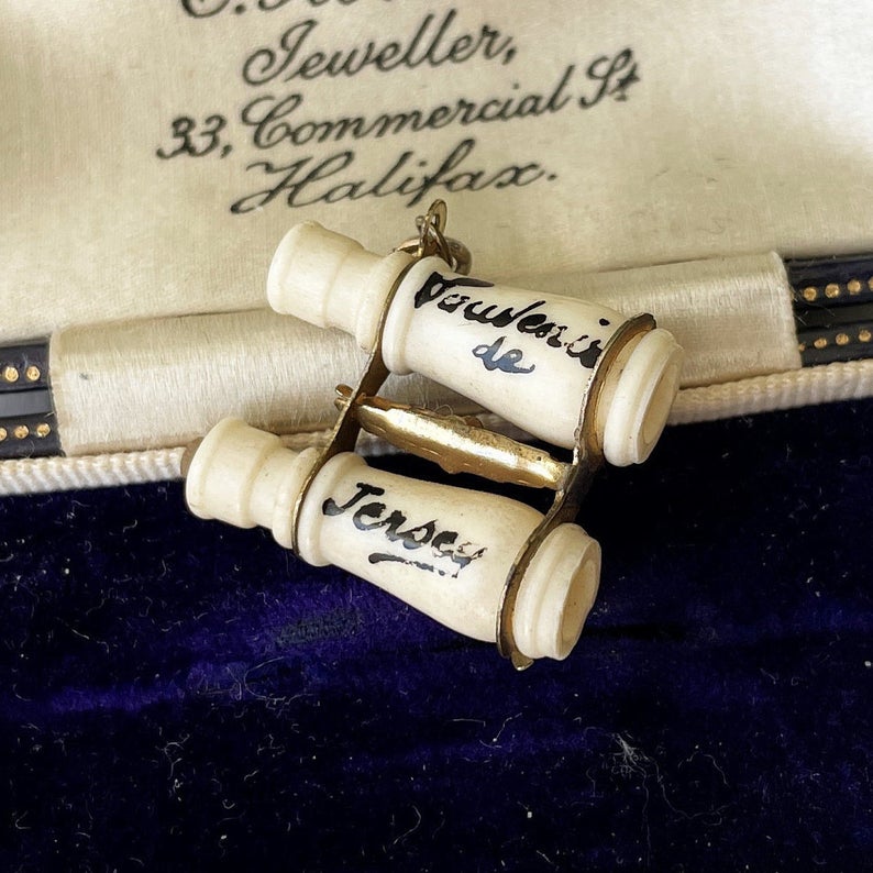 Victorian Stanhope Miniature Binocular Fob – Mercy Madge